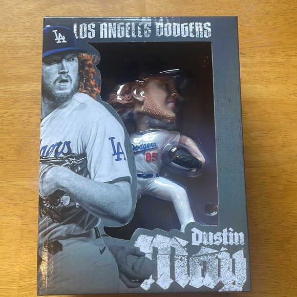 Los Angeles Dodgers | Accents | 42 Dustin May Bobblehead Los Angeles ...